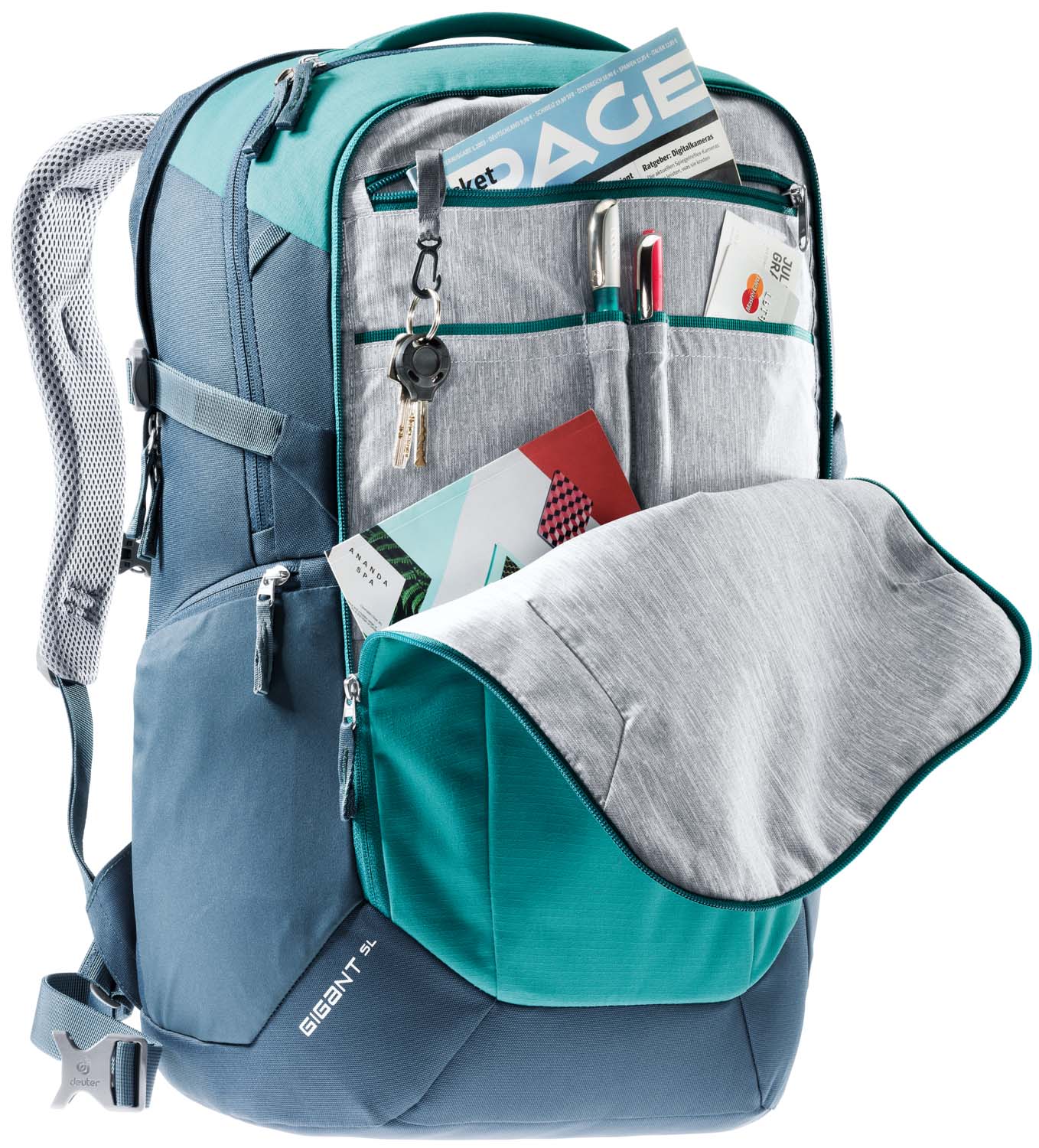 Deuter Gigant SL Daypack Rucksack 17" petrol-arctic | jetzt online auf ...