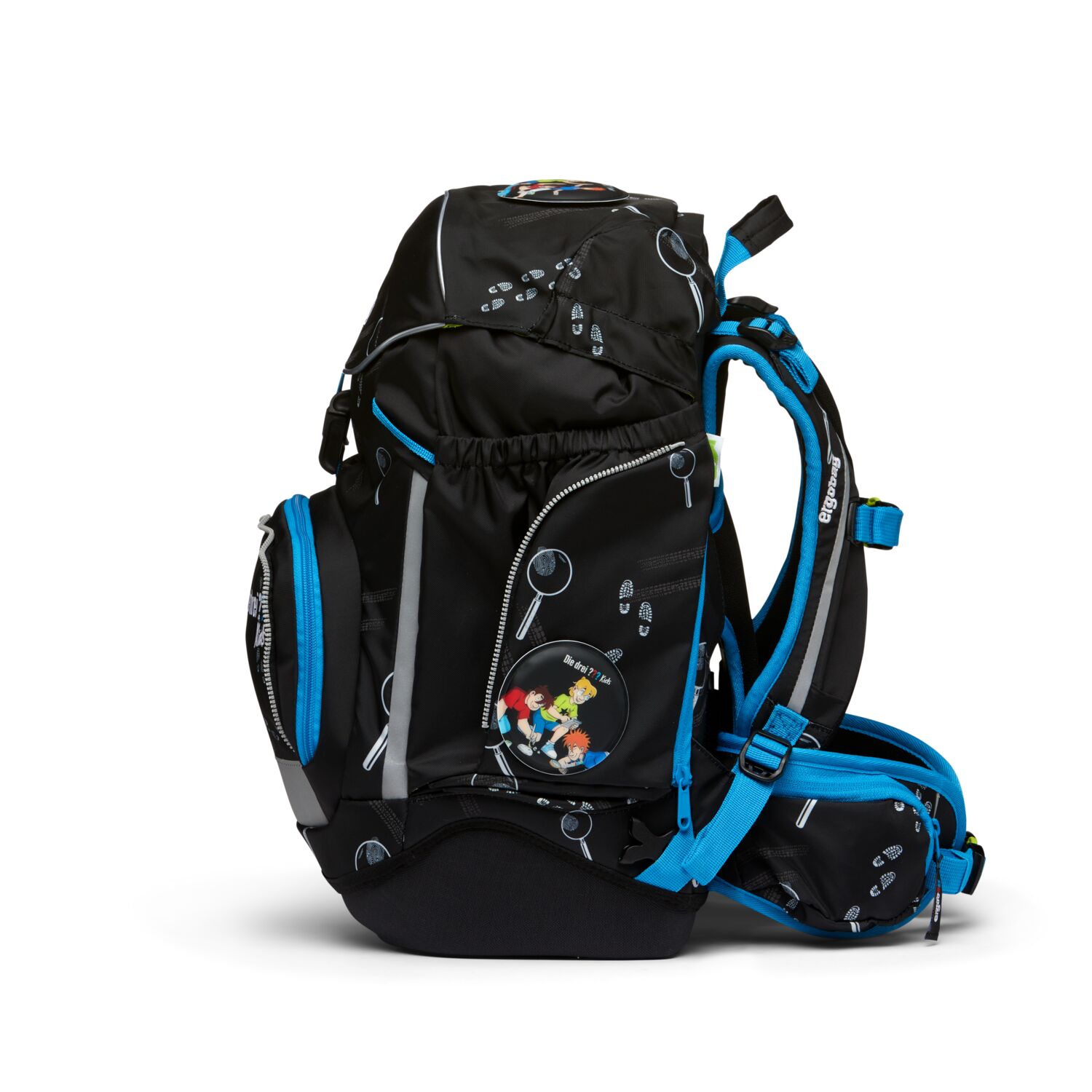 ergobag pack Die drei Fragezeichen Edition Schulrucksack-Set, 6-tlg ...